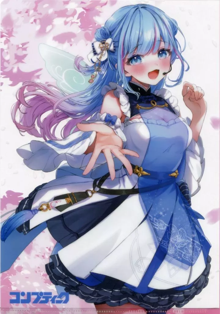 碧依 Sakura A4 plastic trasparent file folder "Virtual YouTuber 碧依 Sakura ...