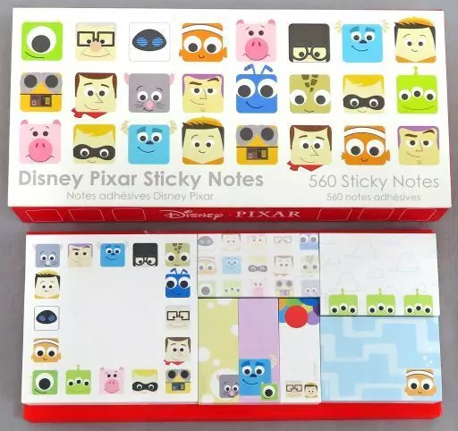 Notebook / notepad Set 560 Sticky Notes "Disney / Pixar" limited to ...