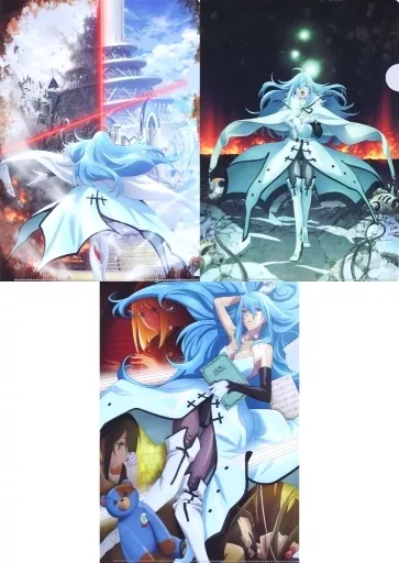Clear file Key Visual A4 clear file 3-pack set "Vivy-Fluorite Eye's ...