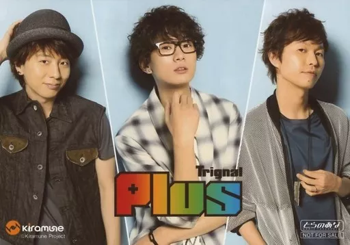 Official photo (Male) / Voice actor / Trignal Trignal / Set-up (3 persons) / CD 「 Plus 」 noana ...