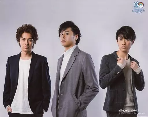 Official photo (male) / actor Tatsuya Kageyama, Ryo Hatakeyama, Jun Ishida / Horizontal Type ...