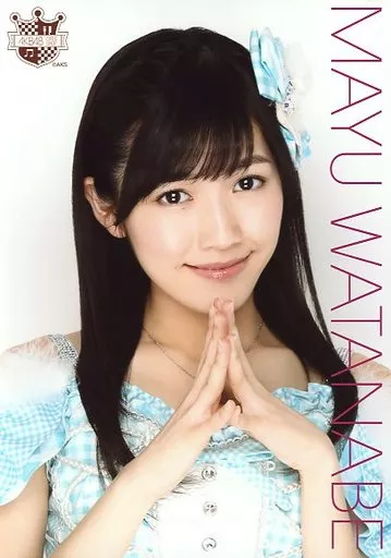 Official photo (AKB48, SKE48) / idol / AKB48 Mayu Watanabe / Bust Up / Costume White / Water ...