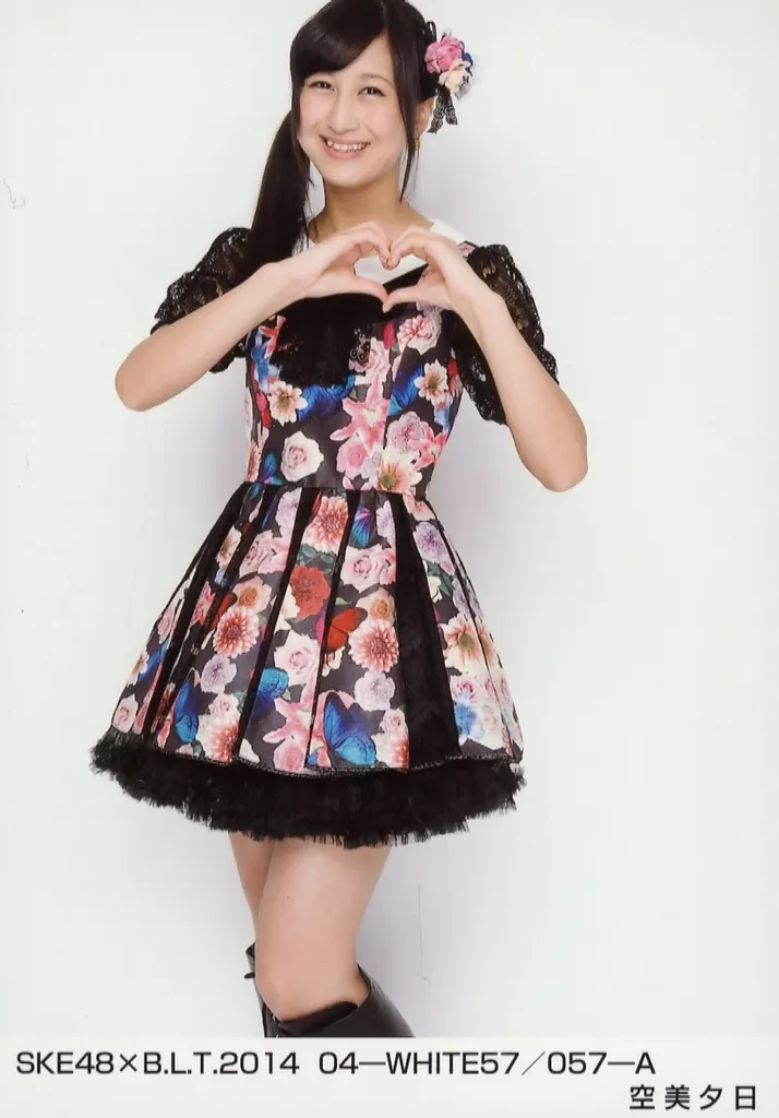 Official photo (AKB48, SKE48) / idol / SKE48 Yuhi Sorami / SKE48 x B. L. T. 2014 04-WHITE57/057 ...