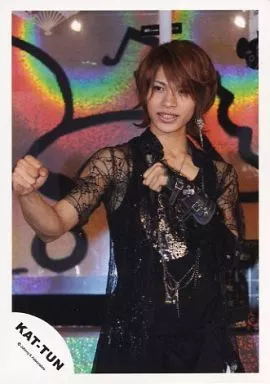 KAT-TUN / Tatsuya Ueda / Above-the-knee ・ Costume Black ・ Both Hands ...