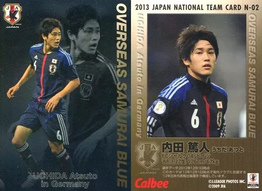 Sports / Over Seas Samurai Blue Card / Japan National Soccer Team Chips ...