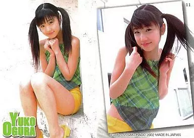 Collection Card (Female) / Trading Card / Matech SAKURADO2002 11 : Yuko Ogura / Trading Card ...