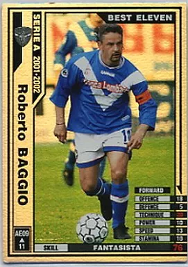 WCCF/Best Eleven/FW/2001-2002ver.2 AE09 Best Eleven : Roberto Baggio | Toy Hobby | Suruga-ya.com