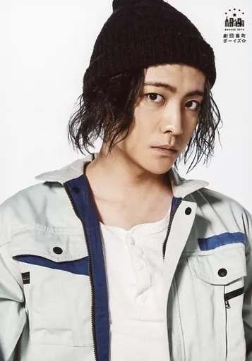 Gekidan Bancho Boys ☆ / Shohei Domoto / Bust up ・ Costume white ・ Cap ...