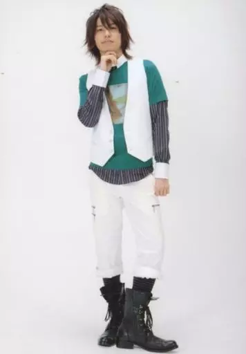 PureBOYS / Kouhei Takeda / Whole Body / Costume White / Green / Right ...
