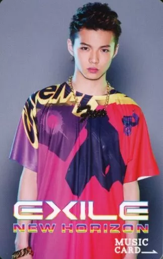 Collection Card (Male) / CD 「 NEW HORIZON 」 Music Card Exile / Taiki ...