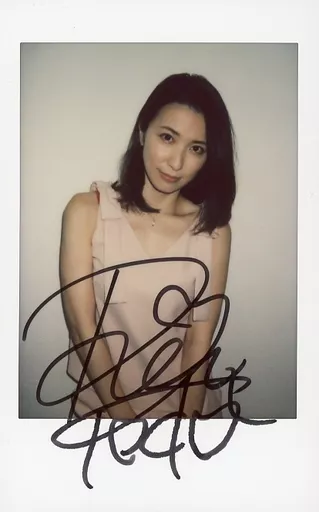 Official photo (female) / Gravure idol ☆ Rei Toda / with handwritten signature / Knee-Up ...