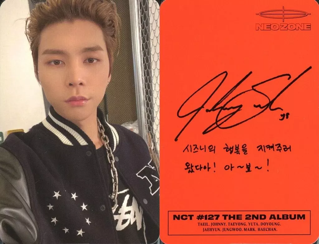 NCT 127 / Johnny (JOHNNY) / Back Red / Printed with signature / CDs ...