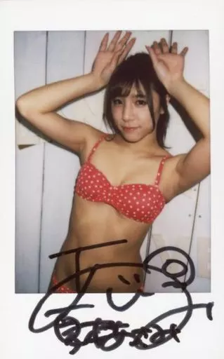 Official photo (female) / Gravure idol ☆ Natsuki Asami / with handwritten signature / Fresh ...