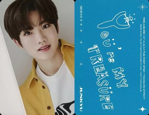 TREASURE / Junkyu / Back Blue / CD "The First Step : Treasure Effect ...