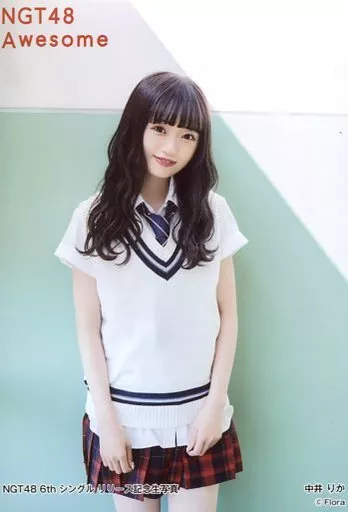 Official photo (AKB48 / SKE48) / idol / NGT48 Rika Nakai / NGT48 6 th single "Awesome" release ...