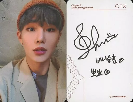 CIX / Seung-hun (Seunghun) / Back side printed with signature / CDs ...