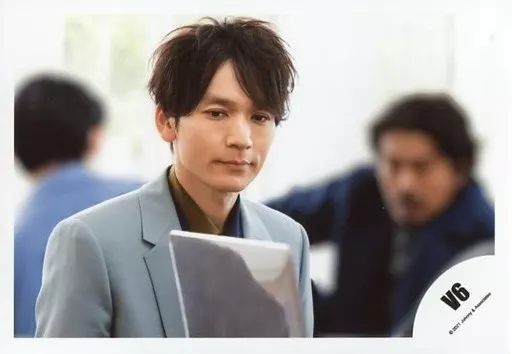 Official photo (Johnnys) / idol / V6 V6 / Hiroshi Nagano / horizontal bust up / album "STEP" MV ...