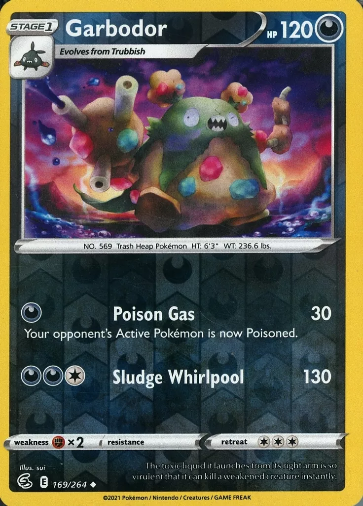 169/264 [ (U)] : (reverse bellows) Garbodor / dust DAS | Toy Hobby ...