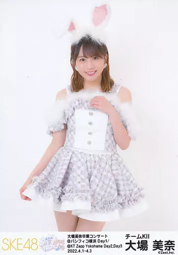 Official photo (AKB48, SKE48) / idol / SKE48 Mina Oba / Above-the-knee First Rabbit Costume ...