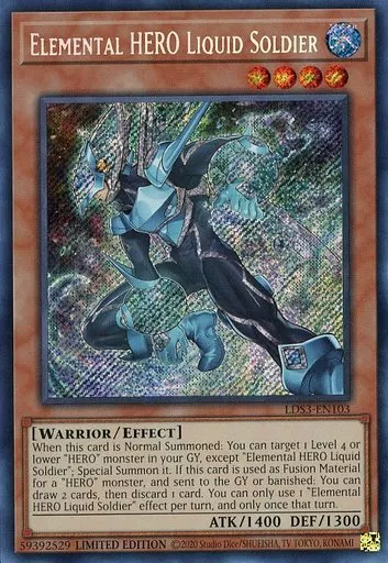 Yu-Gi-Oh / SC / Legendre Duelists : Season 3 LDS3-EN103 [SE] : Elemental HERO Liquid Soldier/E ...