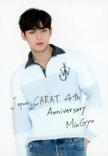 SEVENTEEN/MINGYU (Kim Min-gyu) / Print with signature / "SEVENTEEN ...