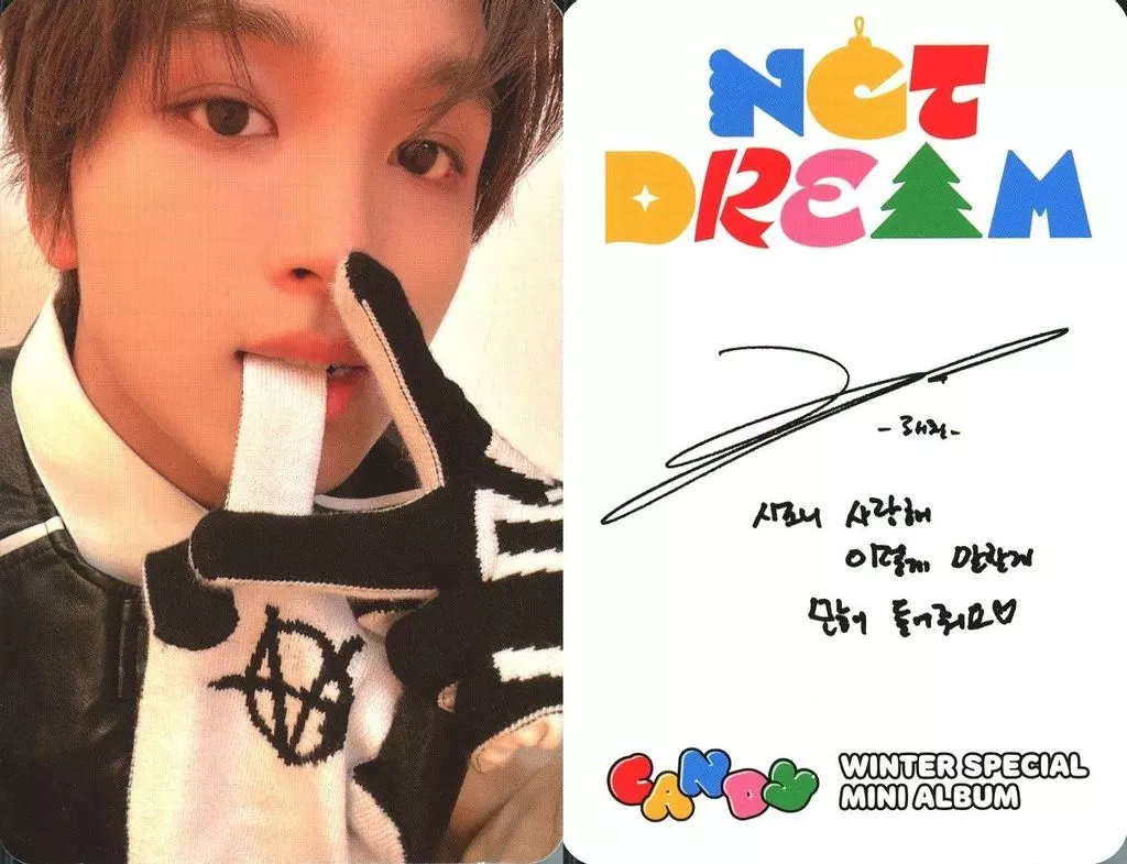 Collection Card (Male) / Special Photo Card with Candy (SMini Ver.) NCT ...