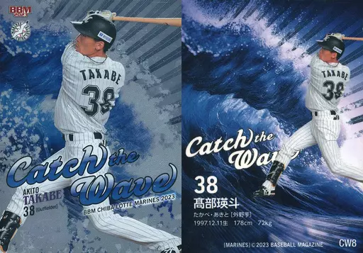 BBM / Insert Card / Catch the Wave/BBM Chiba Lotte Marines Baseball Card 2023 CW8 [Insert Card ...