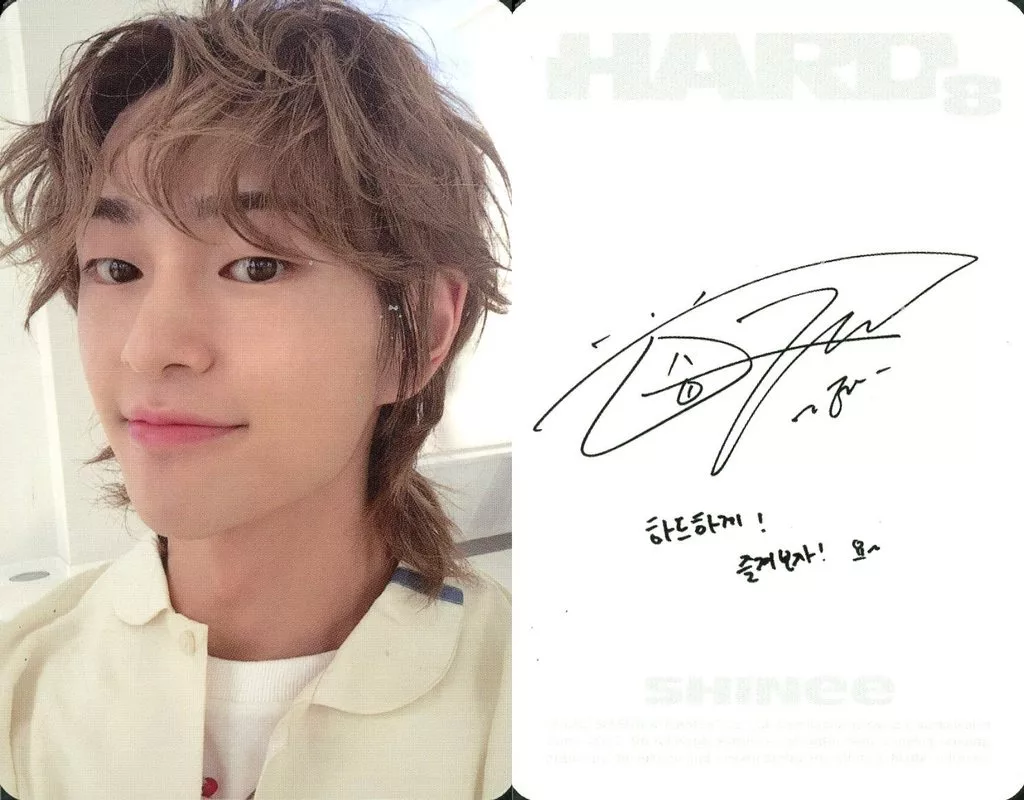 SHINee/KEY / Urafun / Print with signature / CDs "HARD" (PLAY Ver ...