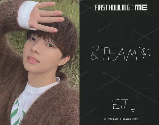 & TEAM/EJ / Black on back with printed message / & TEAM POP-UP STORE "First Howling : ME" photo ...