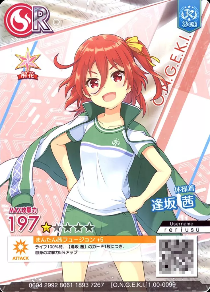 1.00-0099 [R] : [Gym Clothes] Akane Osaka | Toy Hobby | Suruga-ya.com