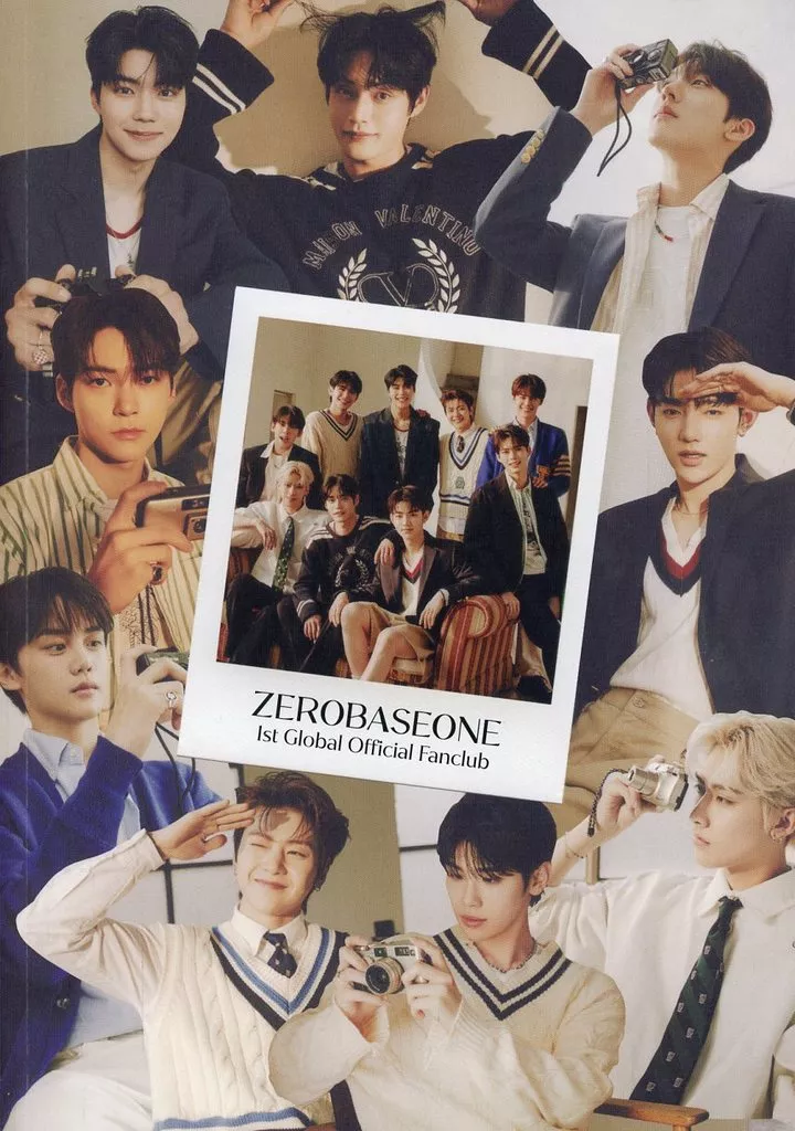 Men's photography book Hallyu ZEROBASEONE 1st Global Official Fanclub ...