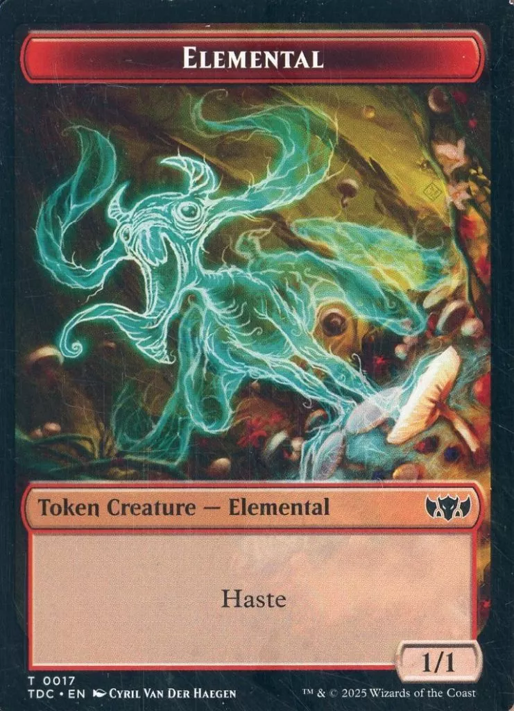 Magic The Gathering / English version / Token / Red / Tarkiel ...