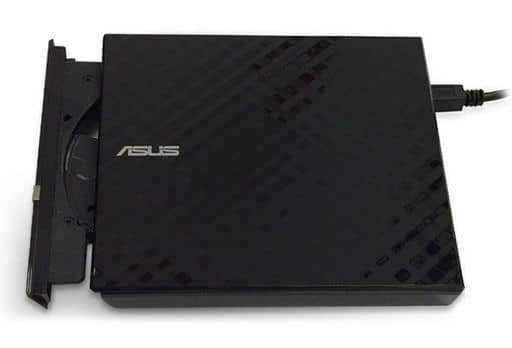 ASUS Portable DVD Drive EXTERNAL SLIM DVD-RW (Black) [SDRW-08D2S-U LITE ...