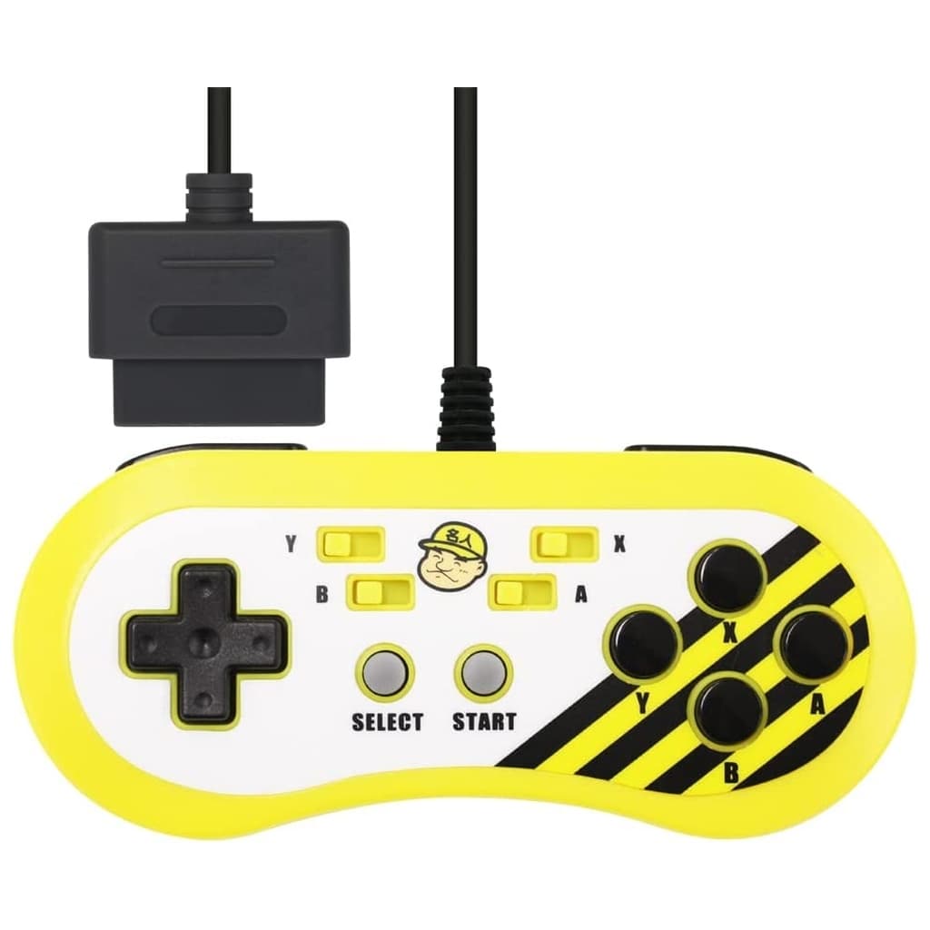Super Famicom Hardware Rapid-fire Controller 16 Yellow Black ...