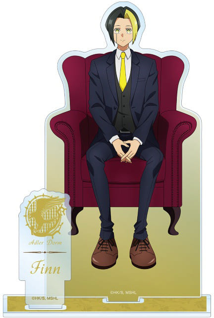 BIG acrylic stand "Masshur -MASHLE -" with Fin Ames (Suit ver.) drawing ...