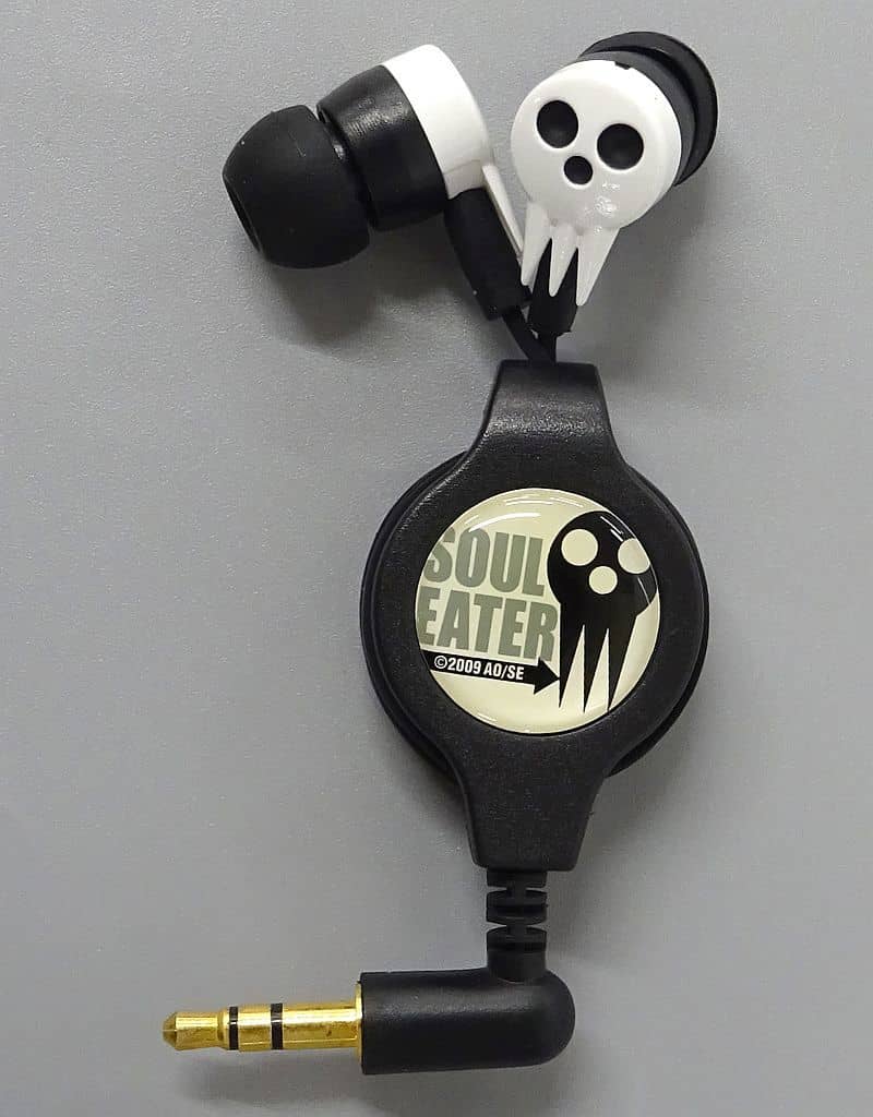 Headphone [Damaged Item] Logo Special Earphones "SOUL EATER" Monthly ...