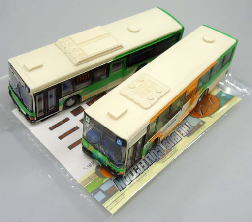 1/150 Toei Bus Isuzu Erga PJ-LV234L1 (Ivory x Green) & Mitsubishi Fuso ...