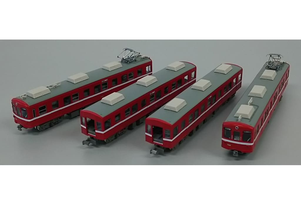 1/150 Keikyu No. 700 Secondary Car, White Curtain Basic 4-Car Set (with Power) [4596] | Toy ...