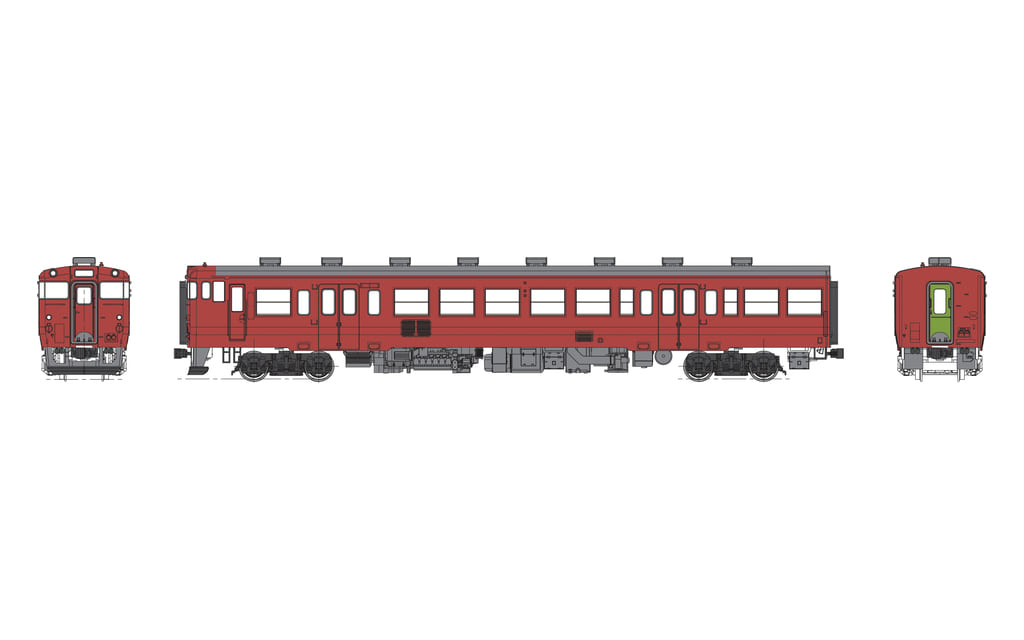 16-1/80 JNR / JR Kiha 47 Metropolitan Area Color - 1000th Generation No ...
