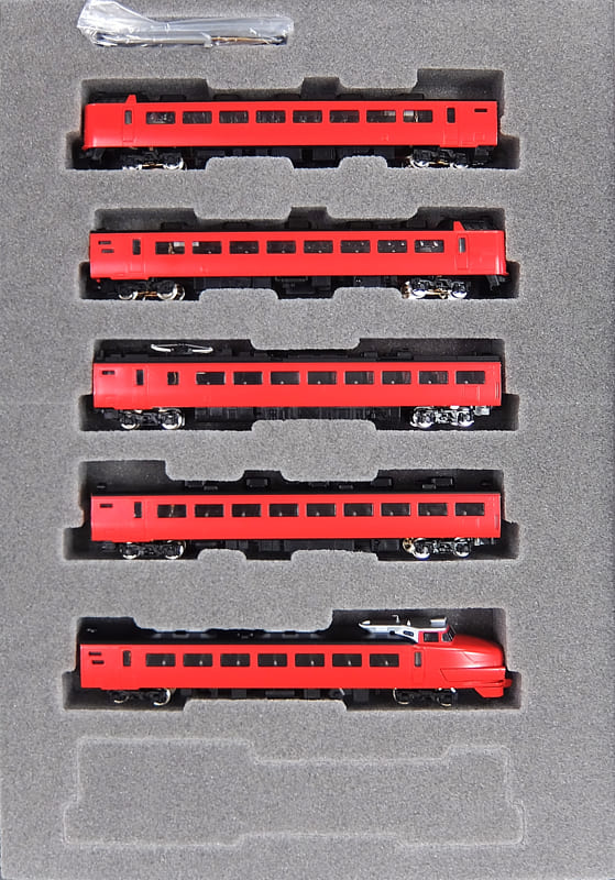 Railway model [Wrong contents] 1/150 JR 485 Series Limited Express RED & MIDORI EXPRESS (car set ...