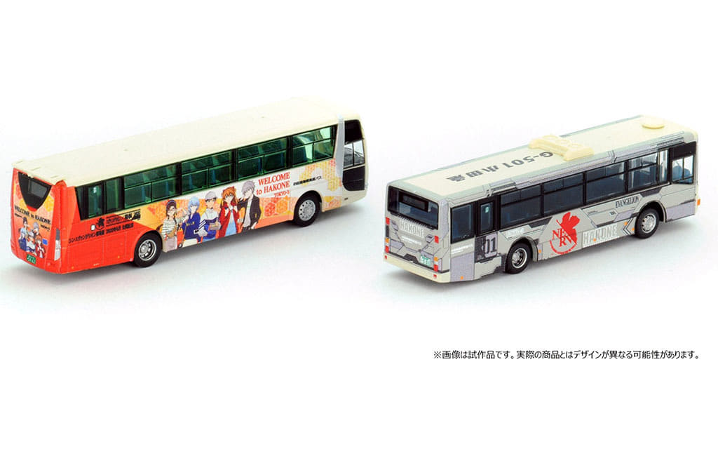 1/150 Odakyu Hakone Highway Bus Evangelion 2 Wrapping Set "Evangelion Shin Gekijoban" The Bus ...
