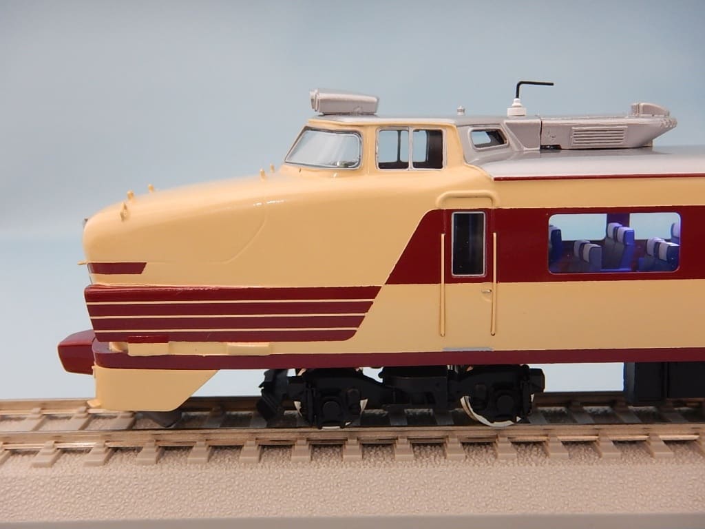 HO Gauge 1/80 Kuha 481-102 ~ 126 Bonnet Finished Product (JNR 485 Series Limited Express Train ...