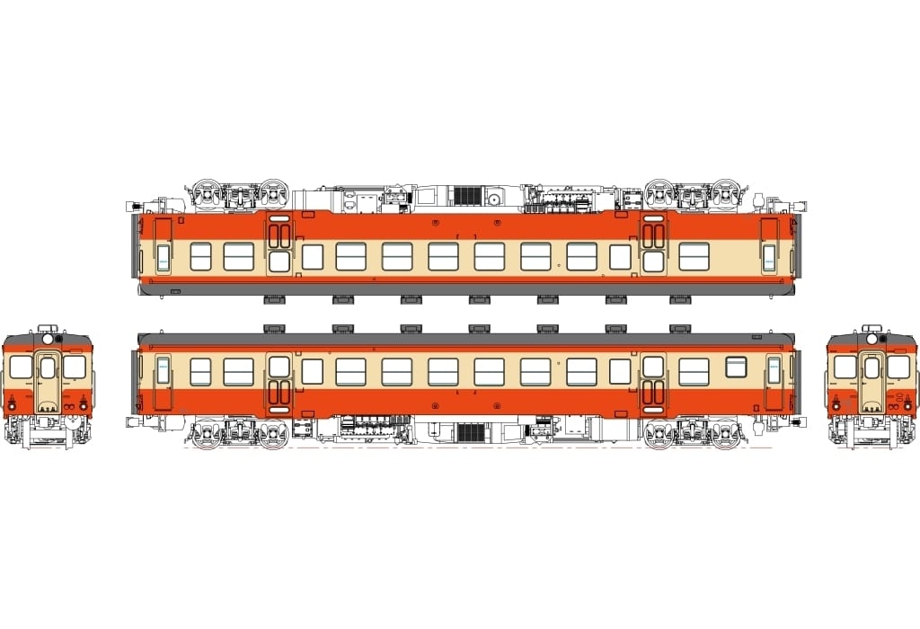 HO Gauge 1/80 Kiha 52-100 Generation, General Color, Powered [TW-K52-M ...
