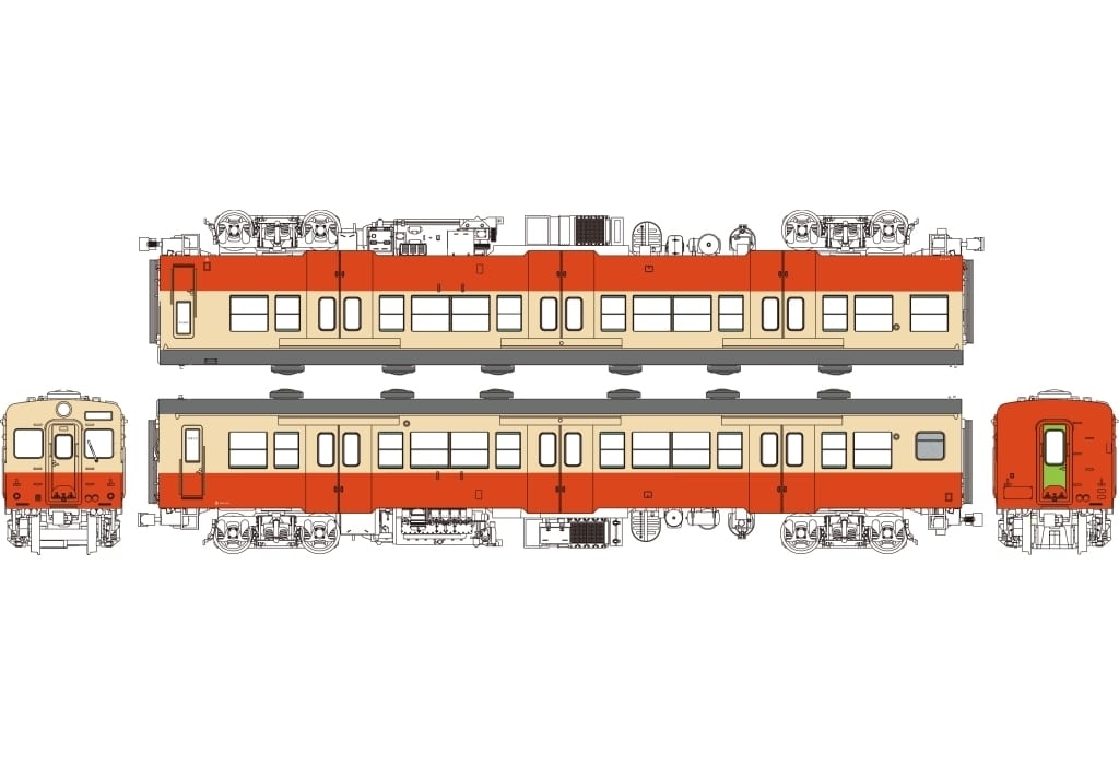 HO Gauge 1/80 Kiha 35 General Color, Powered Type [TW-K35C-M] | Toy ...