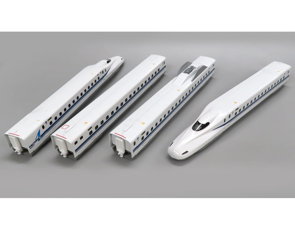 [Damaged / Missing box / accessories] 1/160 N700A Shinkansen Nozomi 4-car Basic Set [10-1174 ...