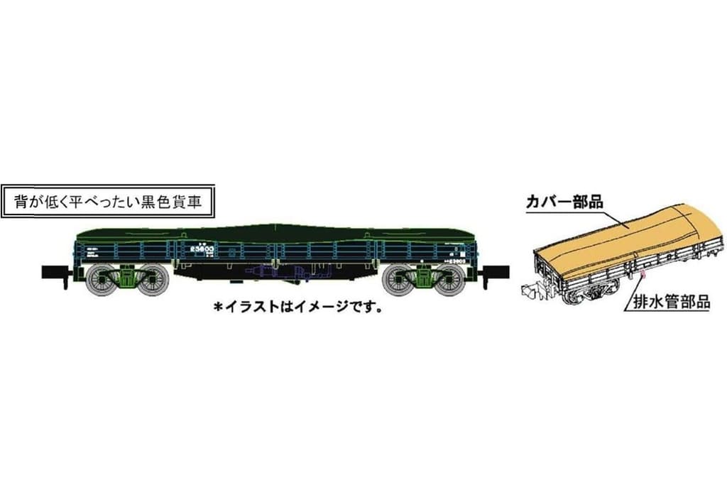 Railway model 1/150 Toki 23600 3-PACK SET FOR TRANSPORT OF ZINC ORE ...