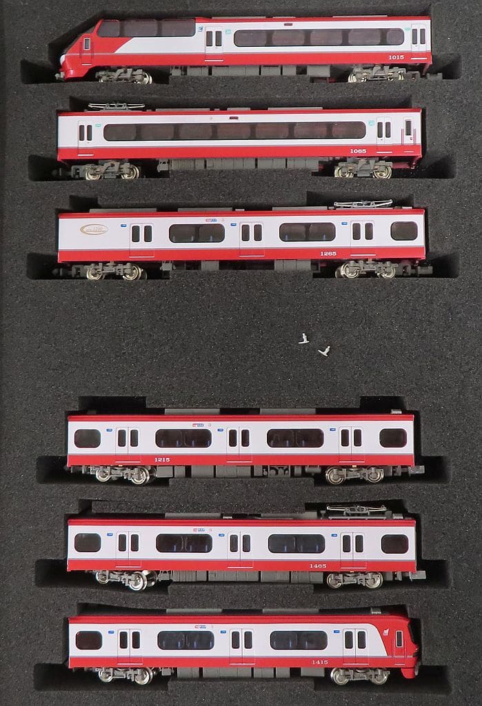 Railway model [Damaged goods] 1/150 Meitetsu 1200 series (renovated car, A-train) 6-car train ...