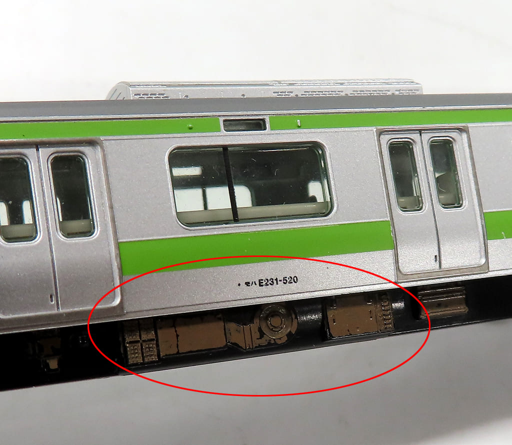 Railway model [Damaged / Missing accessories] 1/150 E231-500 series commuter train Yamanote Line ...