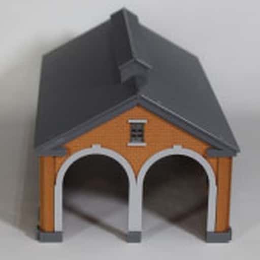 HO Gauge 2-Wire Brick Engine Shed Assembly Kit "16th Street Series" [HS ...