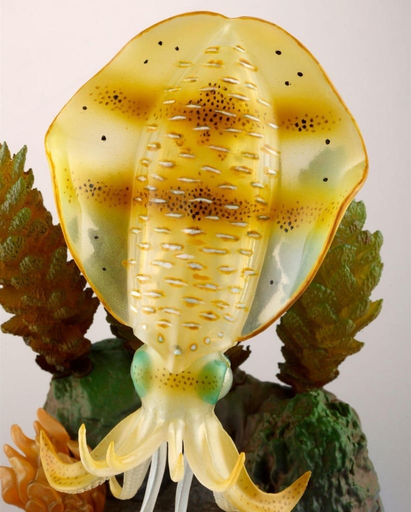 Figure "SHIMANO x Kaiyodo STRIKE FANTASY" Tiger Squid "SBS & ABS Coated ...